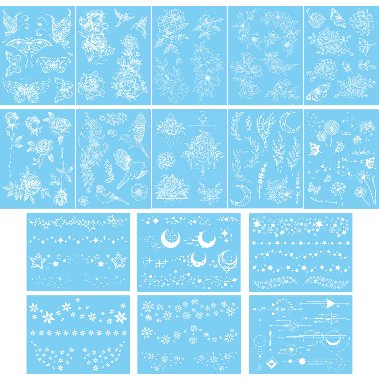 White Freckle Face Lace Temporary Tattoo Sticker – glaryyears tattoos